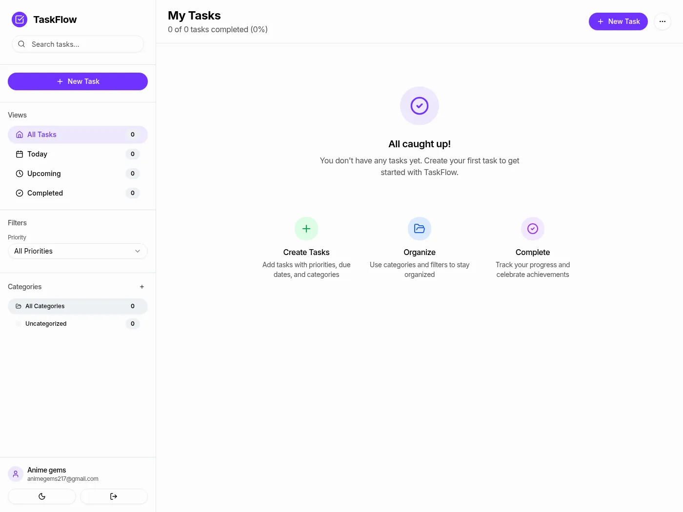 Modern Advanced To-Do List App