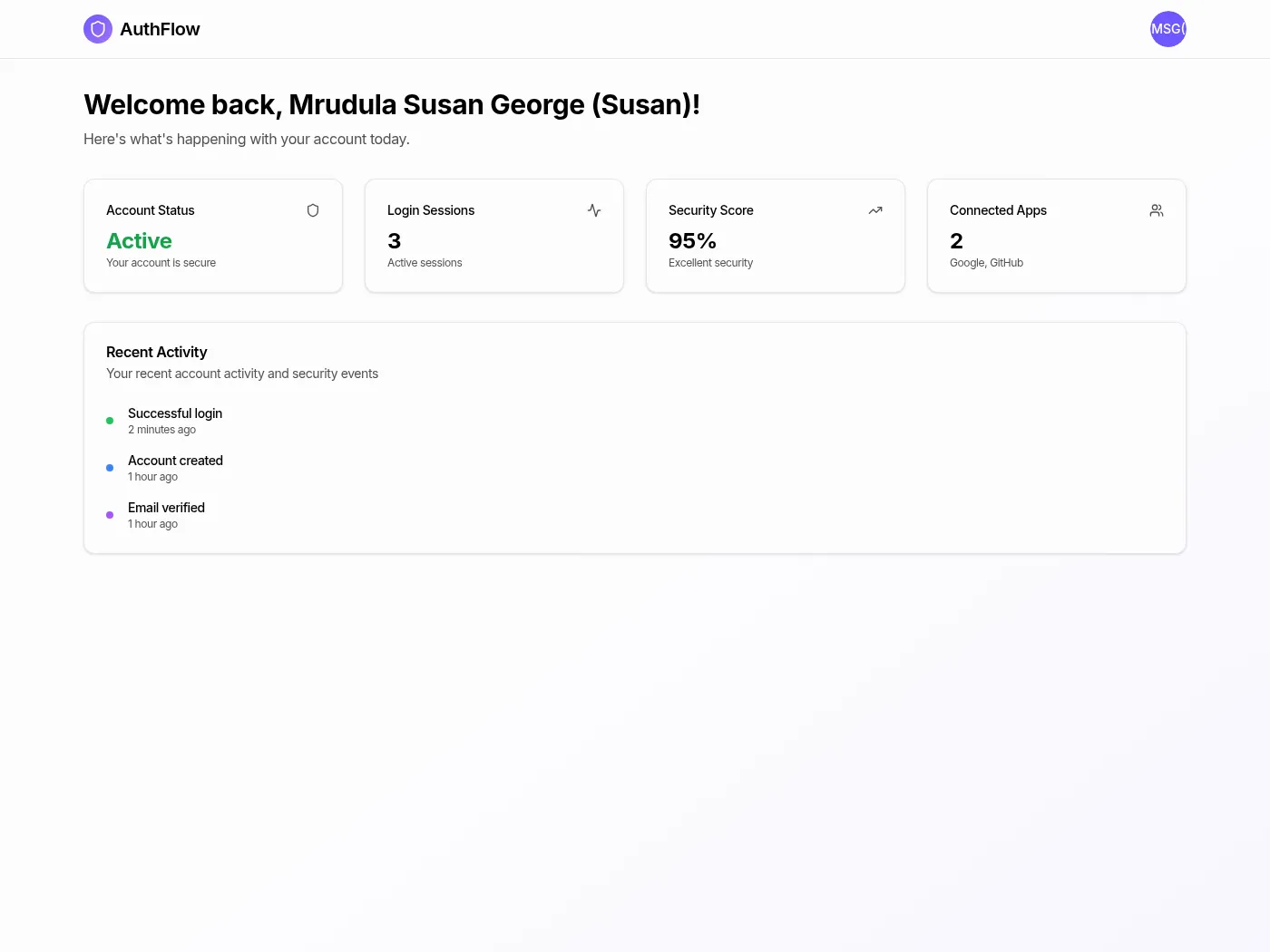 Modern Auth Flow with Blink Auth Integration