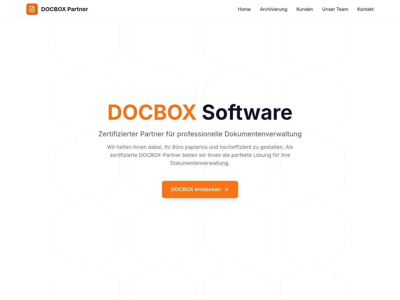 Modern Corporate Website for Document Management Software Vendor