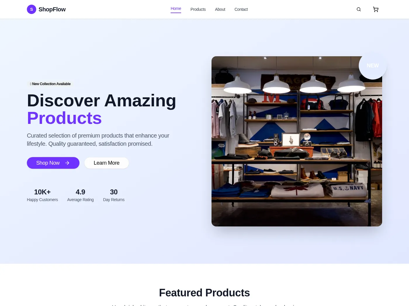 Modern Dropshipping E-Commerce Store