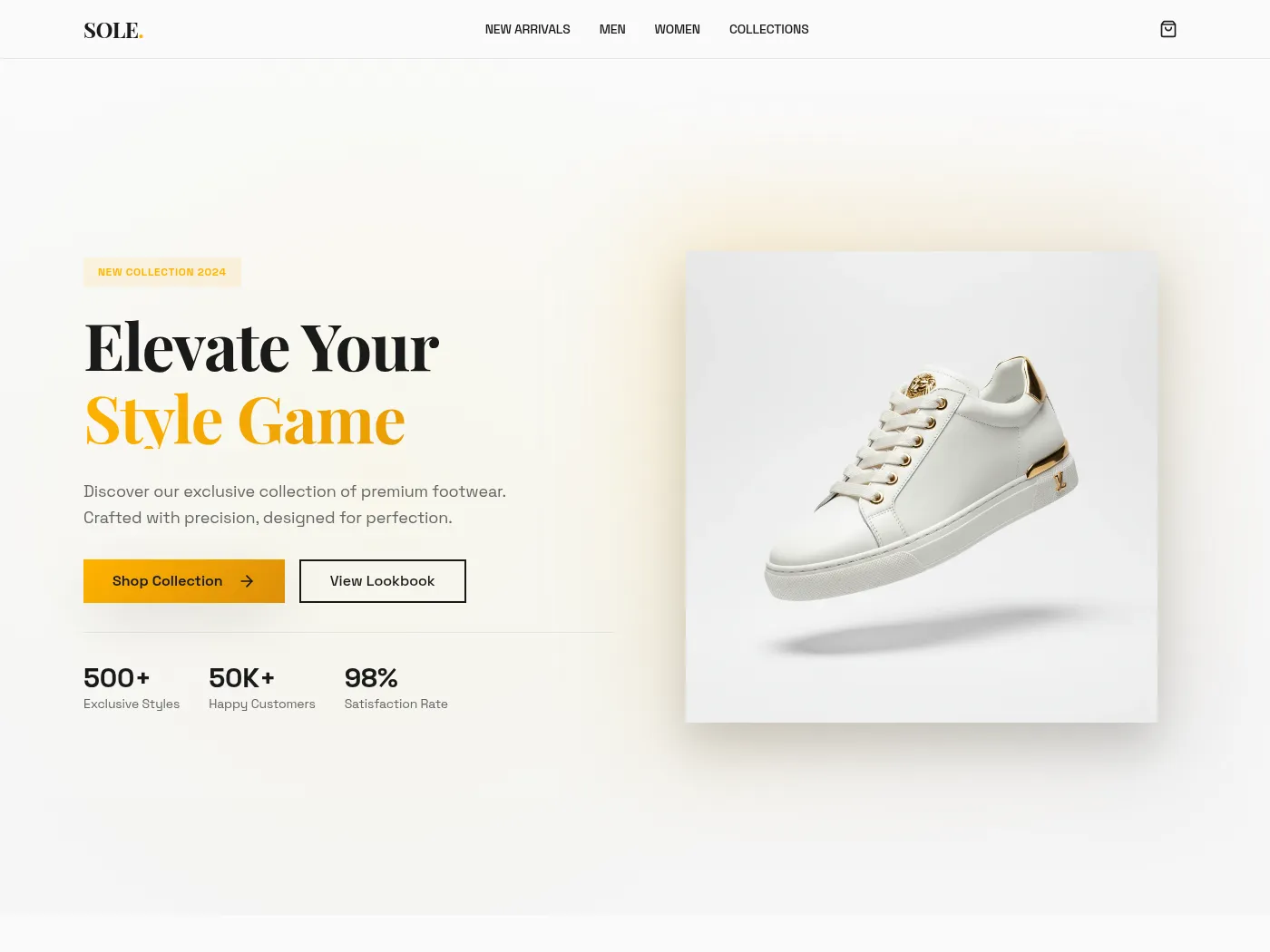 Modern Premium Shoe Brand Ecommerce