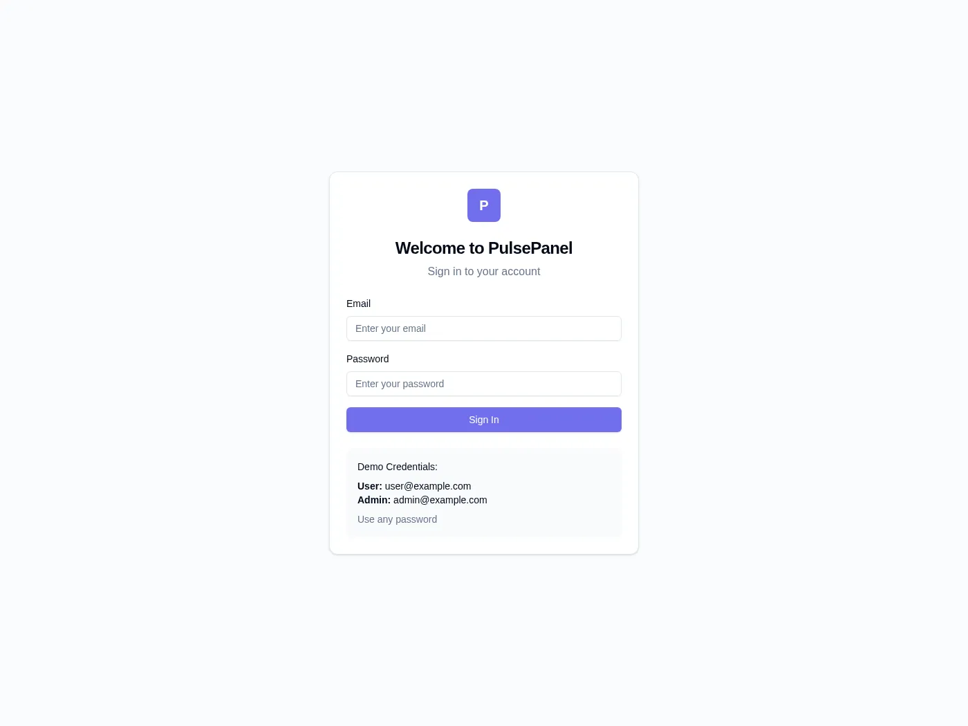 PulsePanel: Modern SaaS-Style Music Dashboard