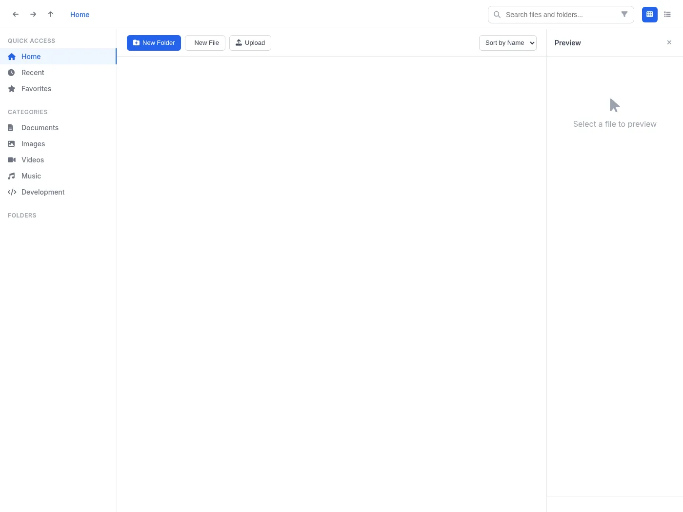 Modern Vanilla File Explorer