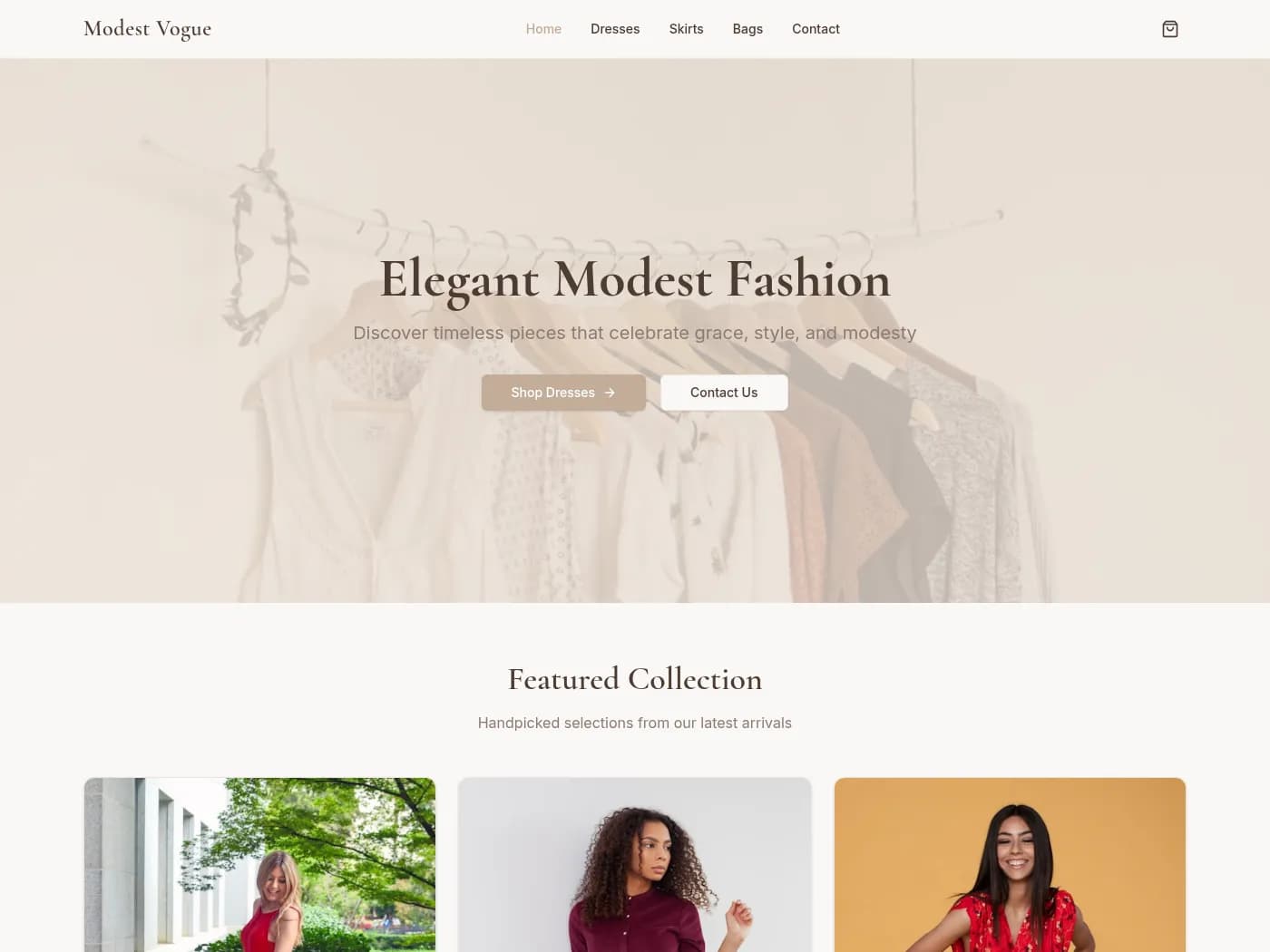 Modest Vogue: Modern Women's Modest Fashion Store