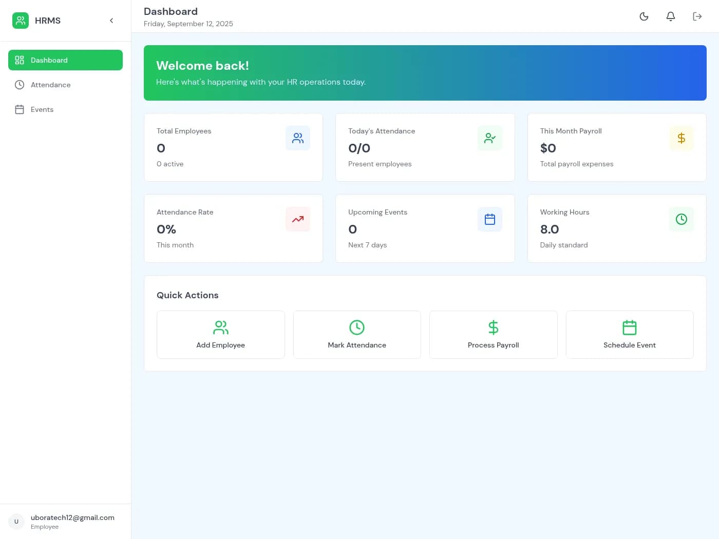 Modular Interactive HRMS System for Modern Workforce Management