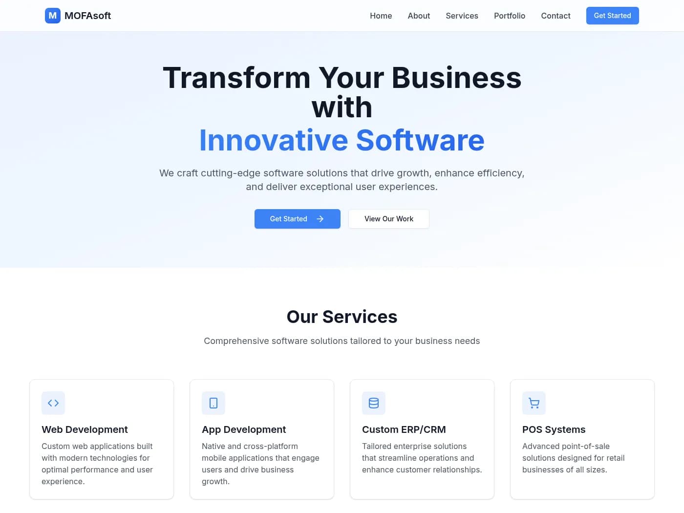 MOFAsoft Professional Company Website