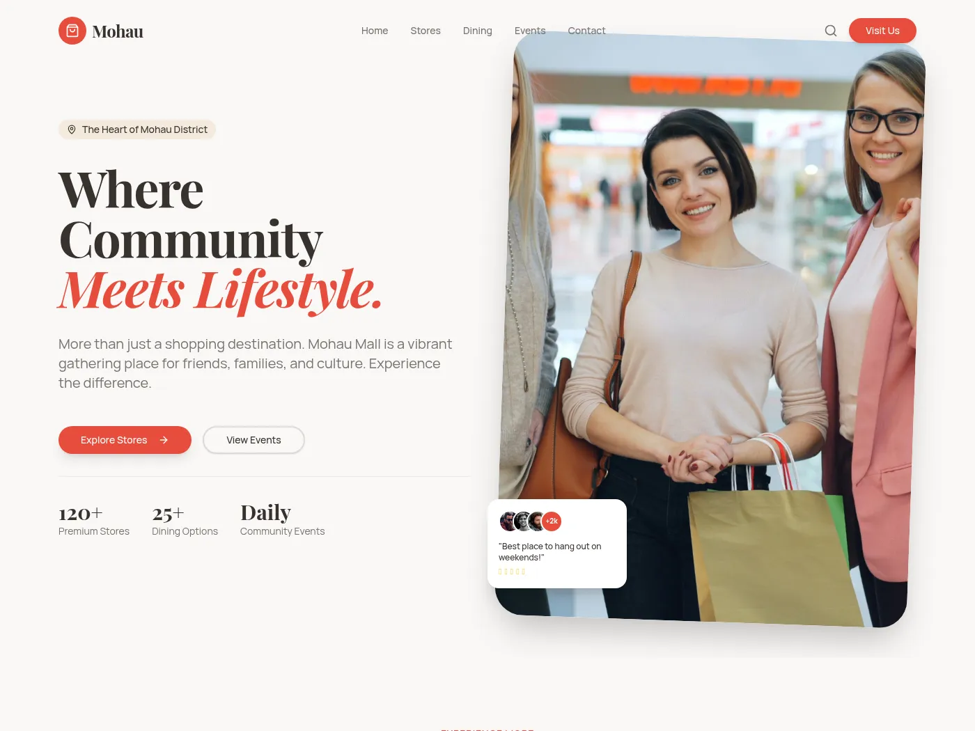 Mohau Shopping Mall Humanized Website