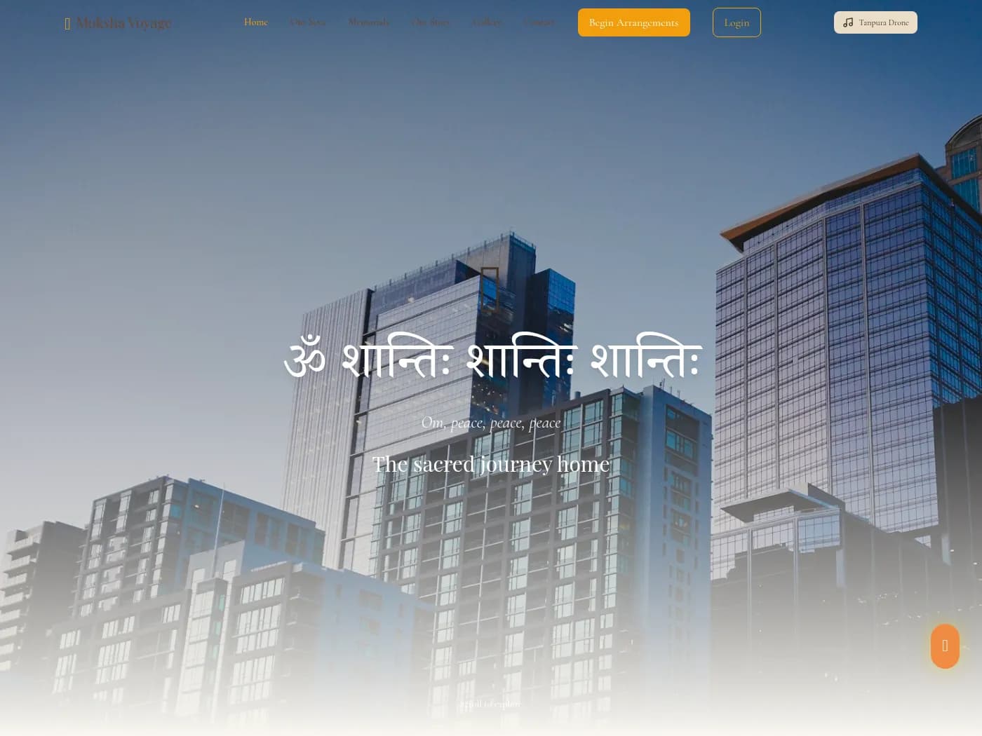 Moksha Voyage — Spiritual Journey Web Experience