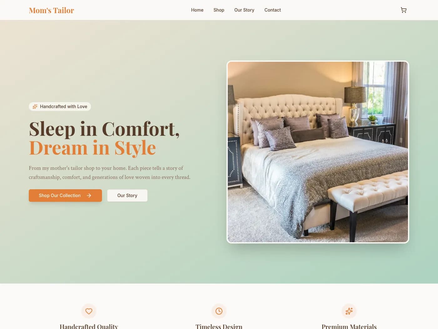 Mom's Tailor Bedding Co.