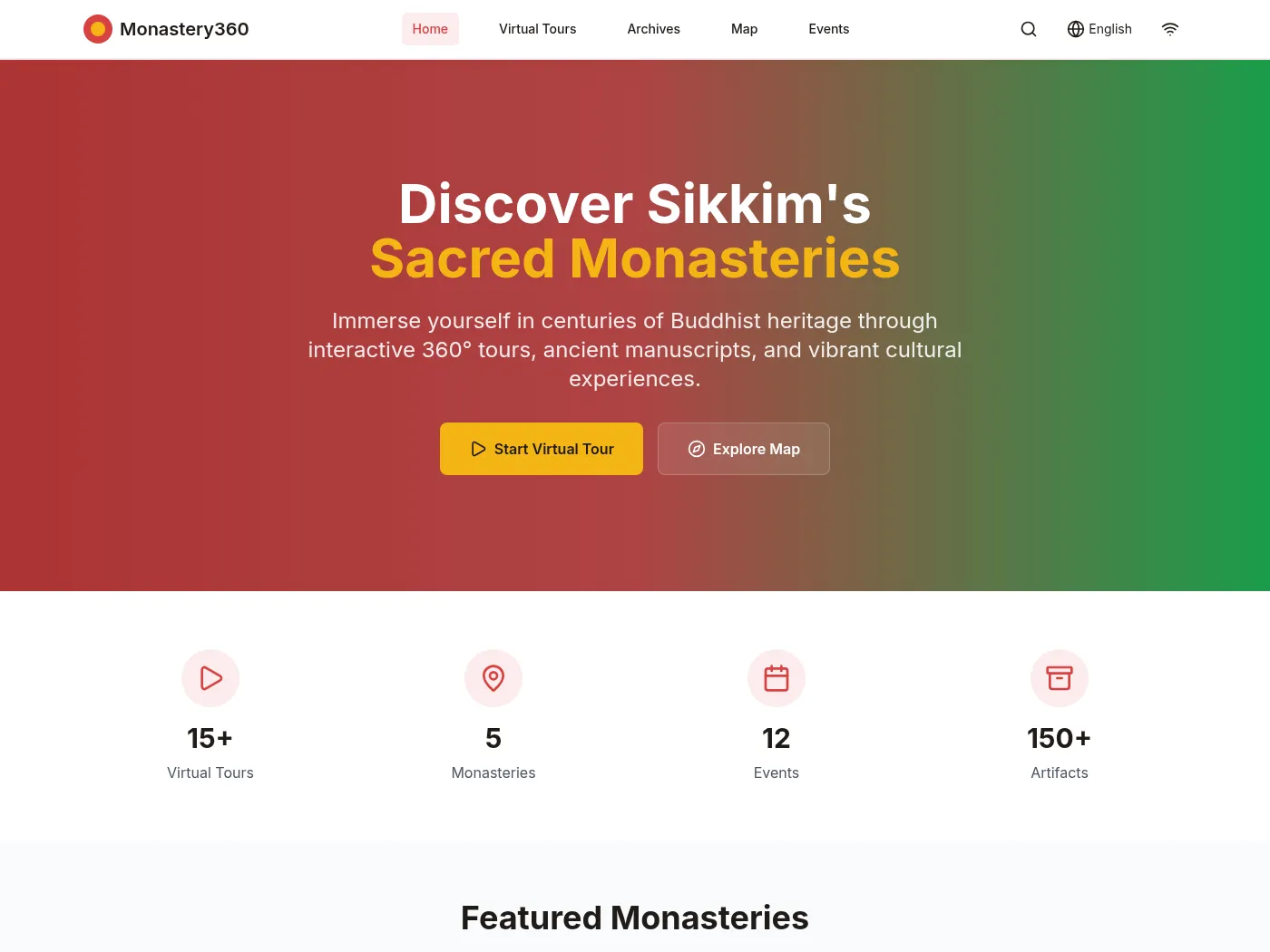 Monastery360 – Sikkim’s Monastery Heritage Platform