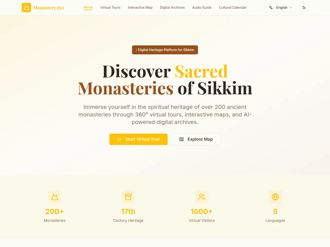 Monastery360: Digital Heritage Platform for Sikkim’s Monasteries