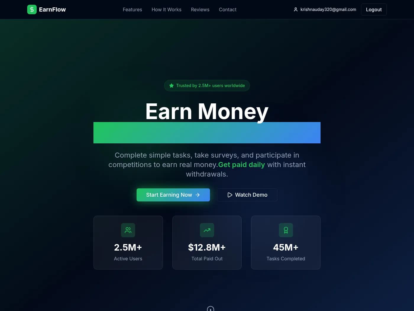 TimeBucks-Inspired Money Making Web App