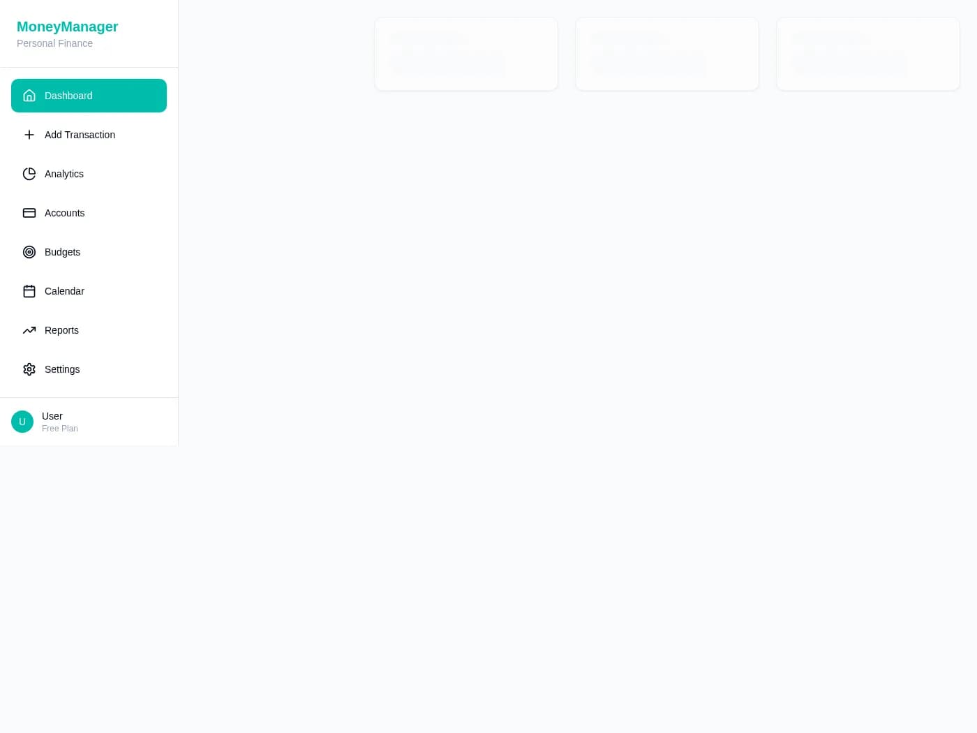 Money Manager Expense & Budget Clone