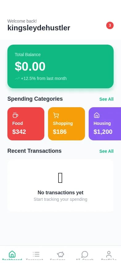MoneyMind – Your AI-Driven Personal Financial Coach