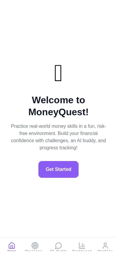 MoneyQuest: Gamified Money Skills & AI Buddy for Young People