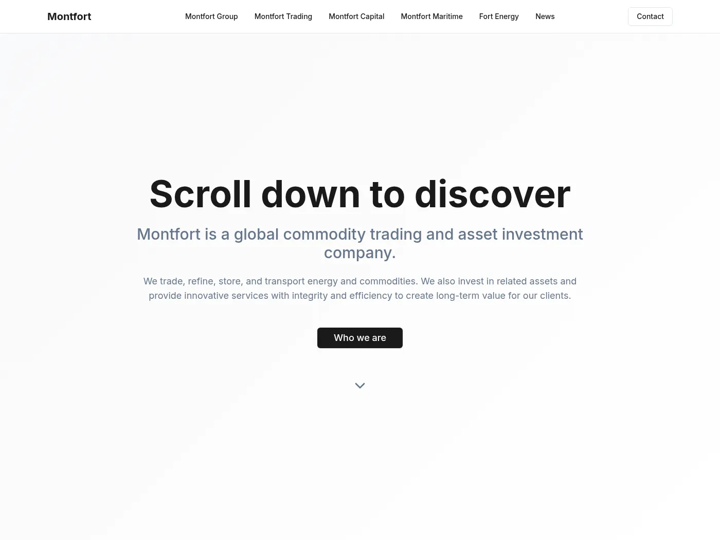 Mont Fort Lifestyle and Product Showcase Web Clone