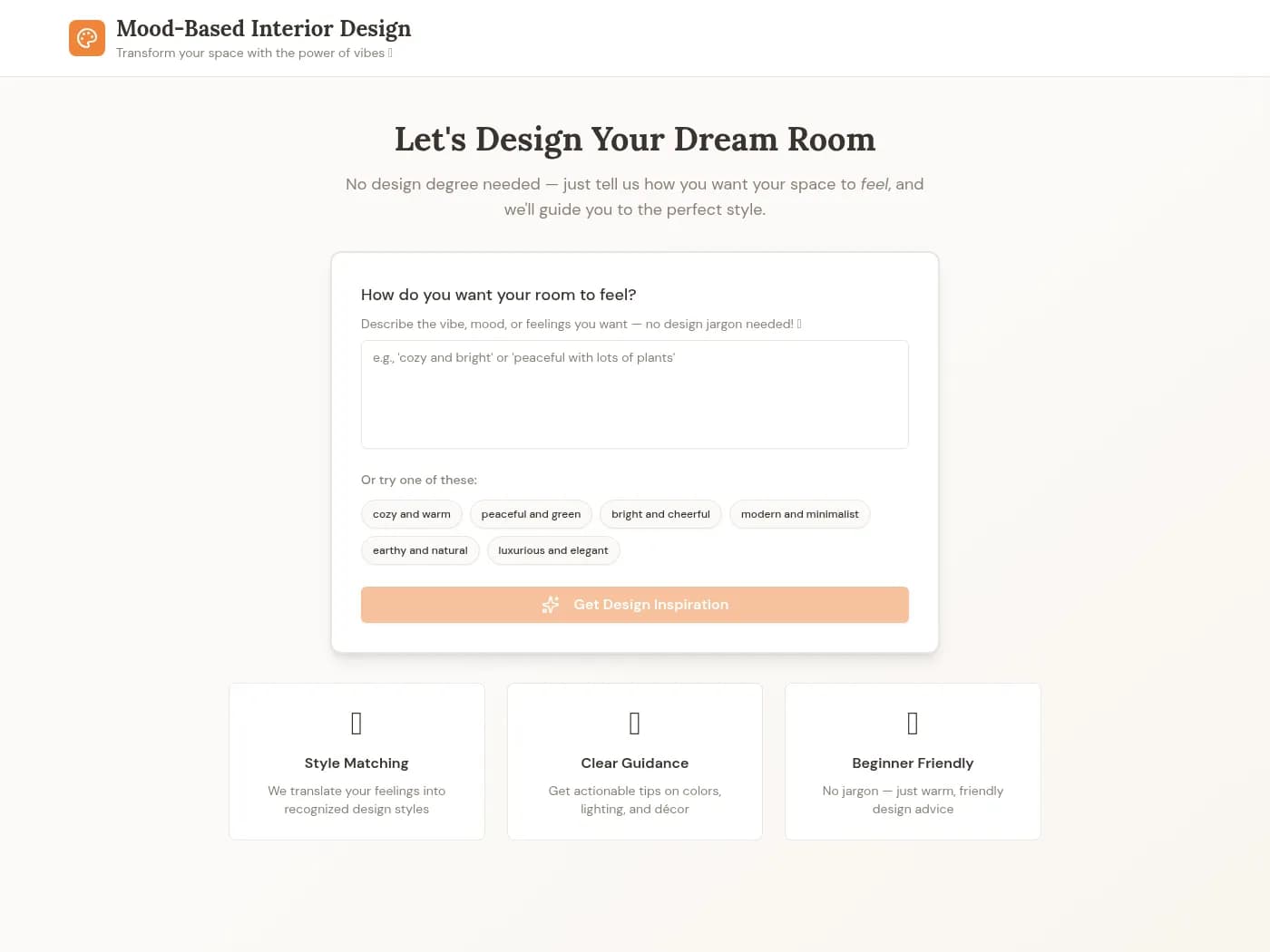 Mood-Based Interior Design Assistant
