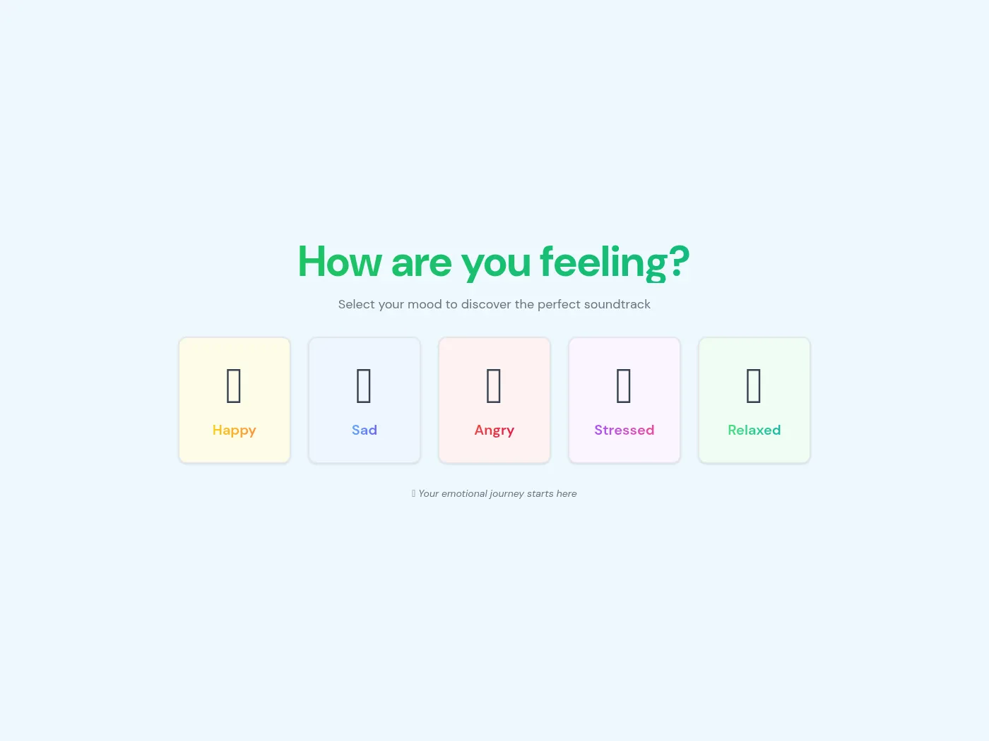 Mood-Based Soundtrack Journal