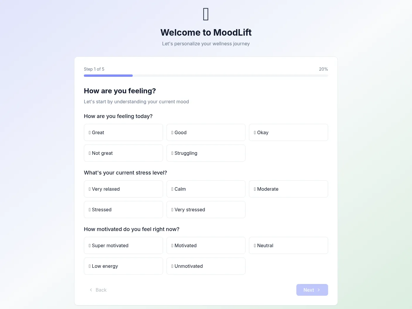 MoodLift: A Full-Stack Multilingual Wellbeing & Motivation Platform