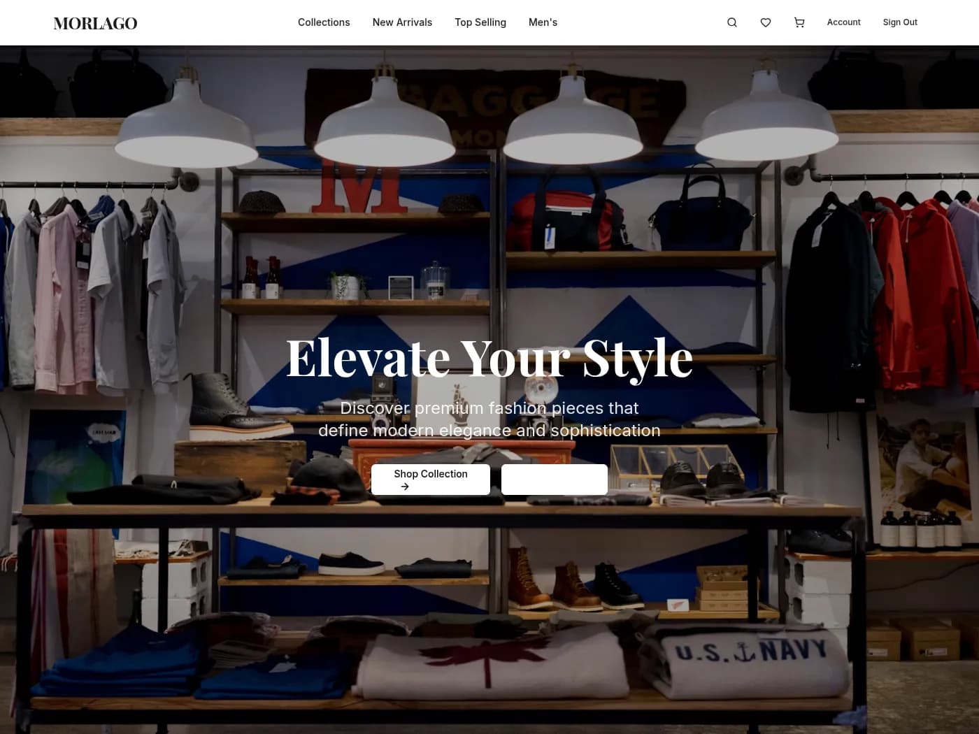 MORLAGO E-commerce Platform – Scalable, Fast-Loading Online Store With Admin Dashboard