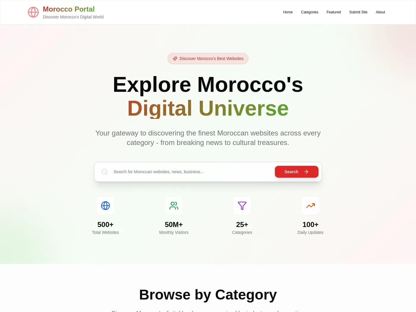 Morocco Web Portal