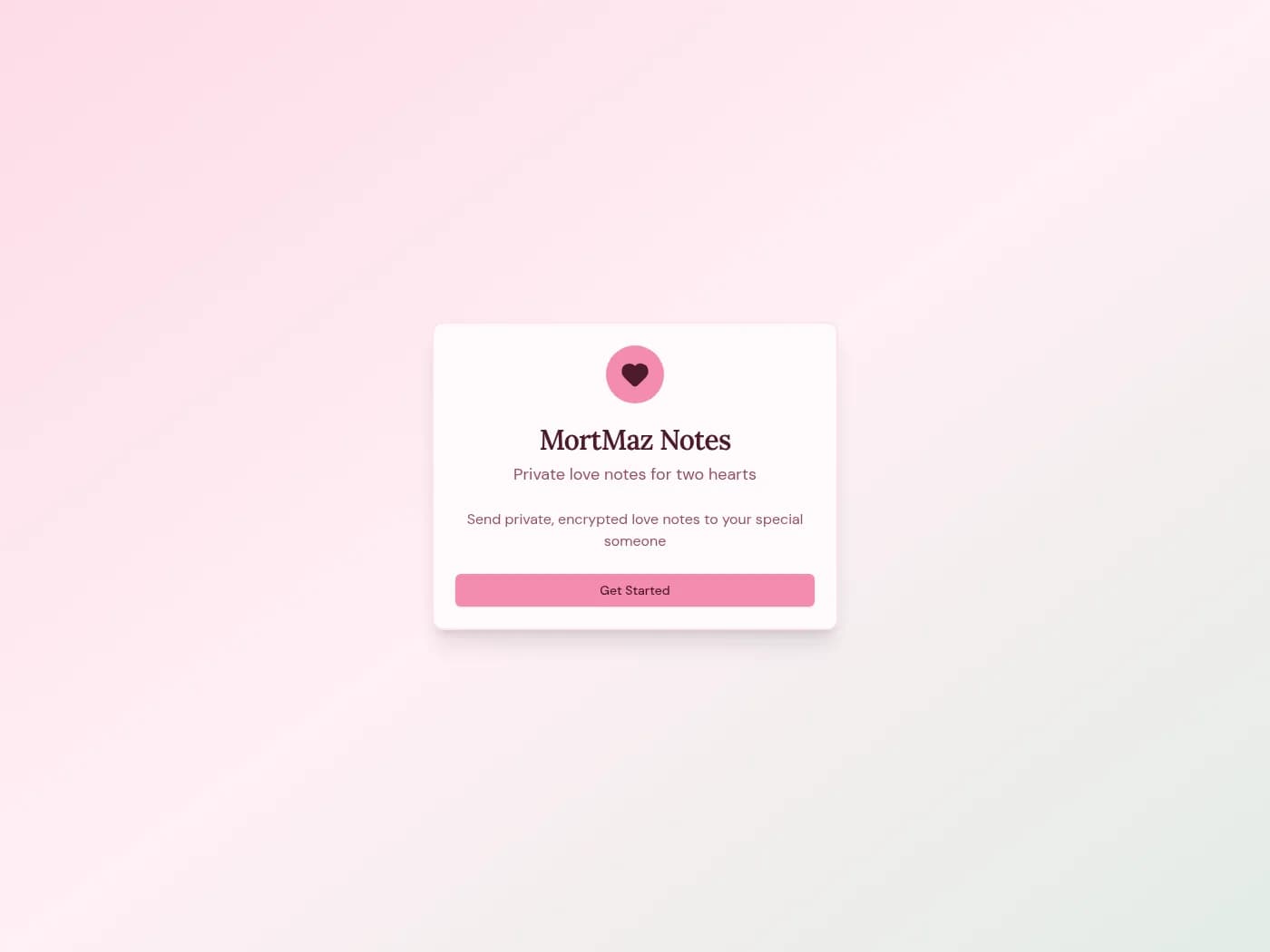 MortMaz Notes – Private Love Notes with End-to-End Encryption and iPhone Widget