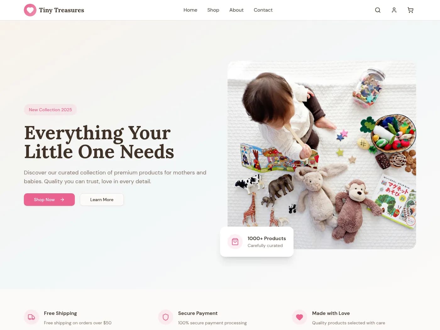 Mother & Baby E-Commerce Platform
