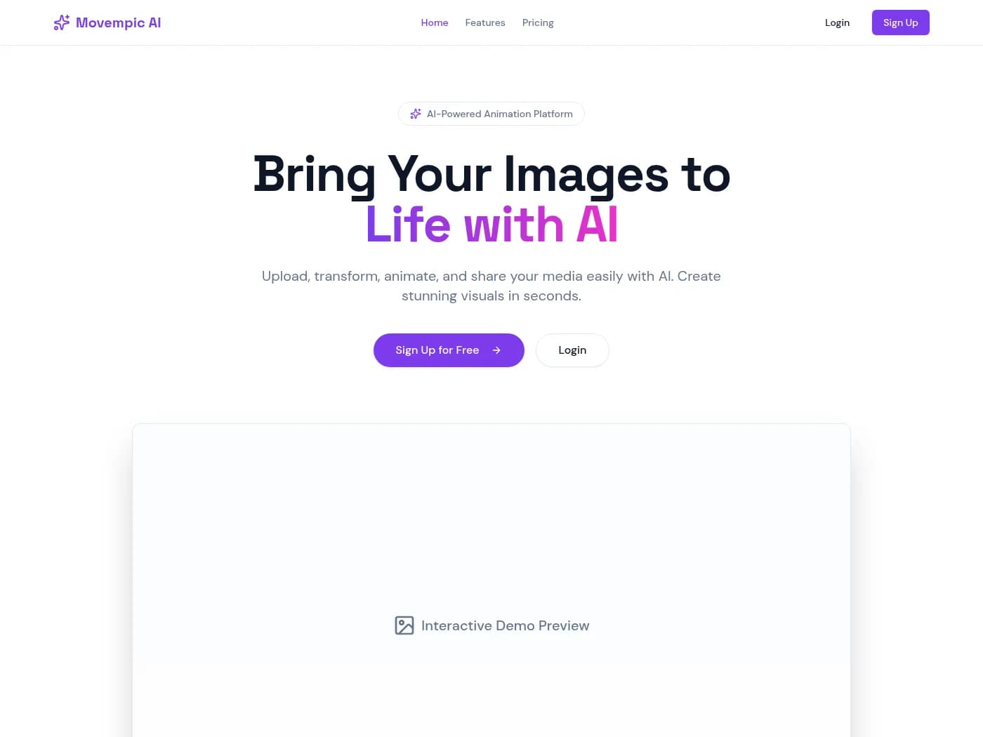 Movempic AI Platform
