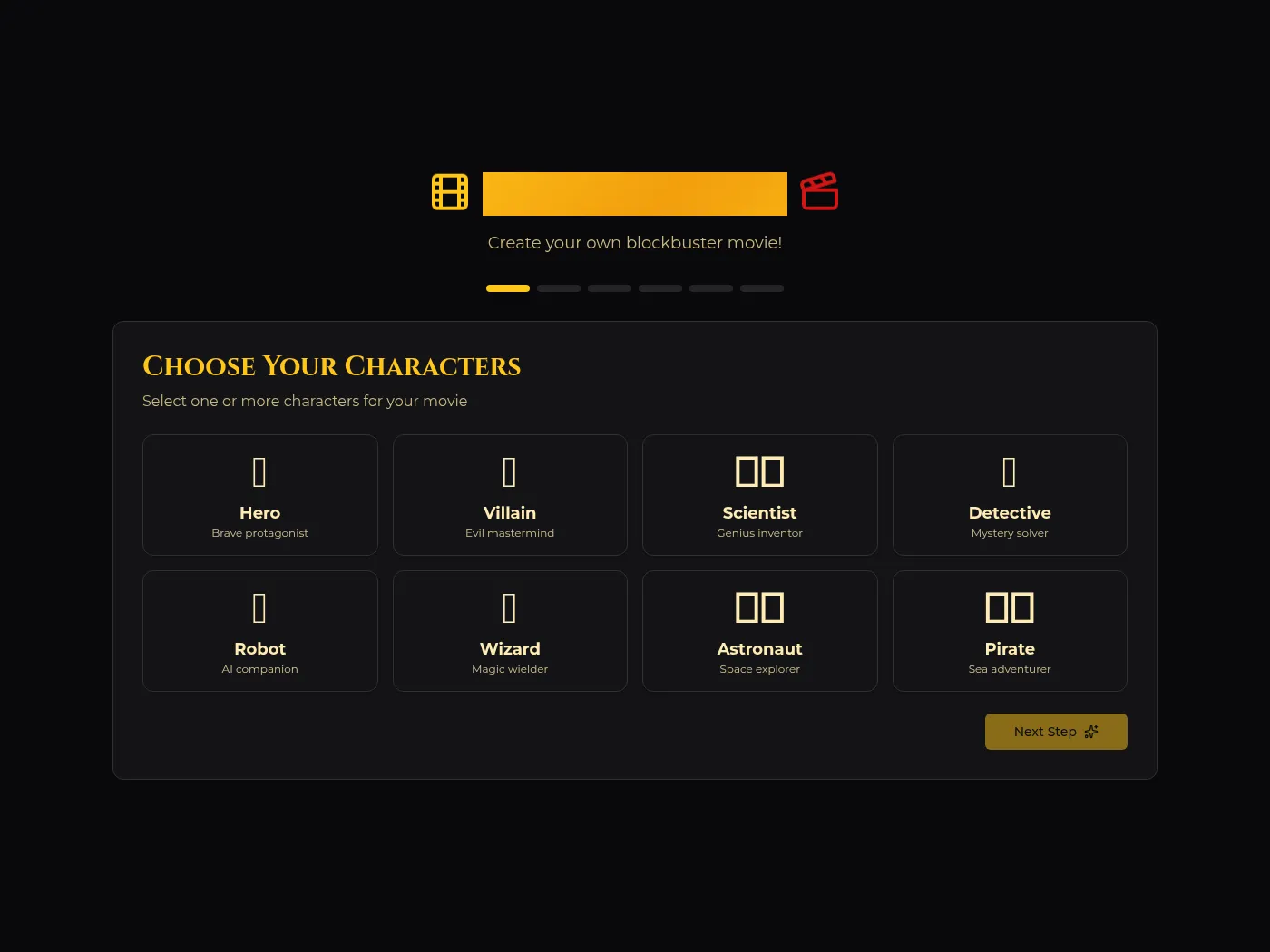 Movie Maker Game