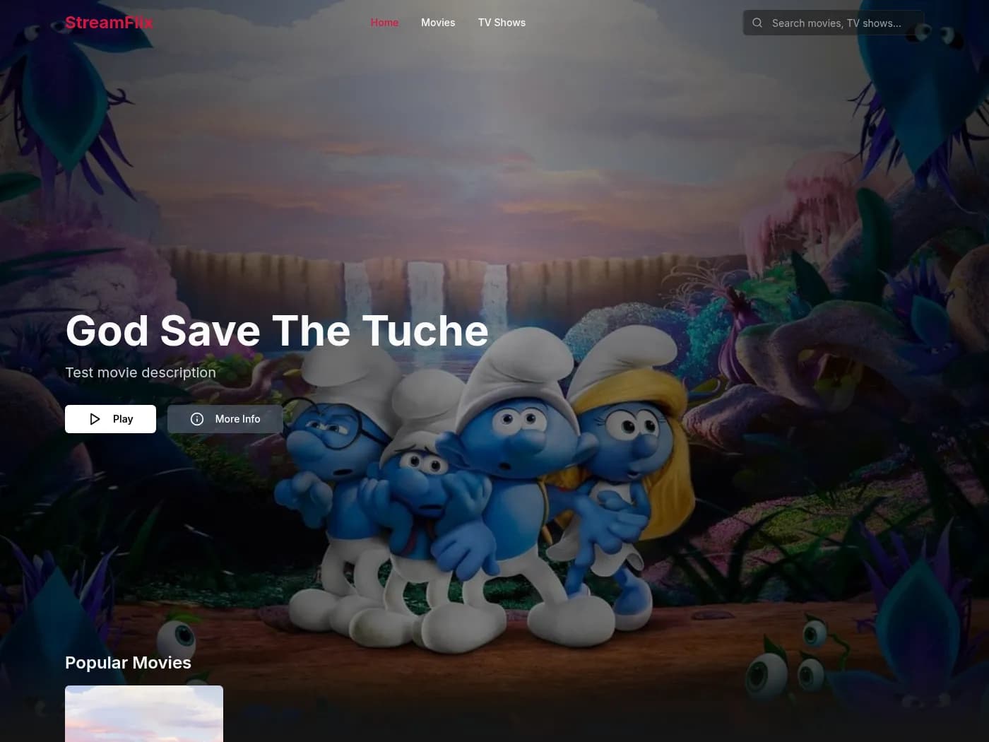 Movie & TV Show Streaming Platform with Admin Panel