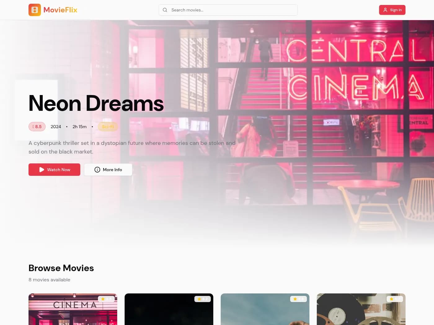 MovieFlix - Stream and Download Movies Instantly