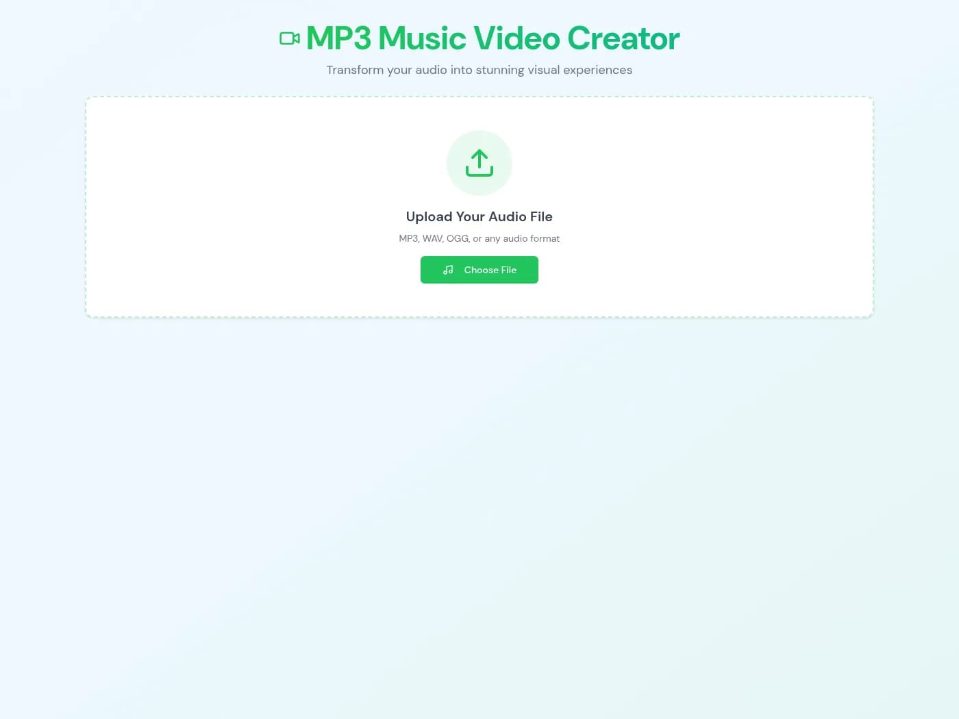 MP3 Music Video Creator