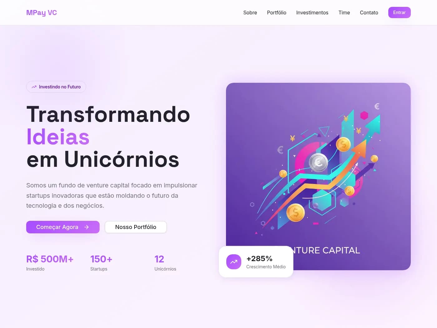 MPay VC Website Clone