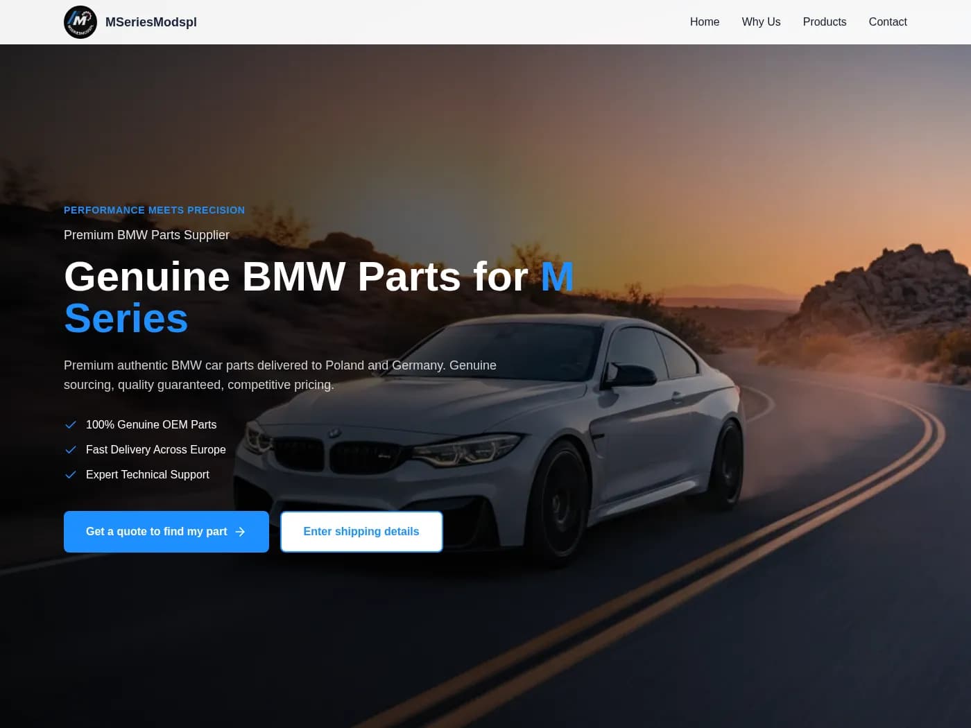 MSeriesModspl Premium BMW M Series Parts Supplier Website