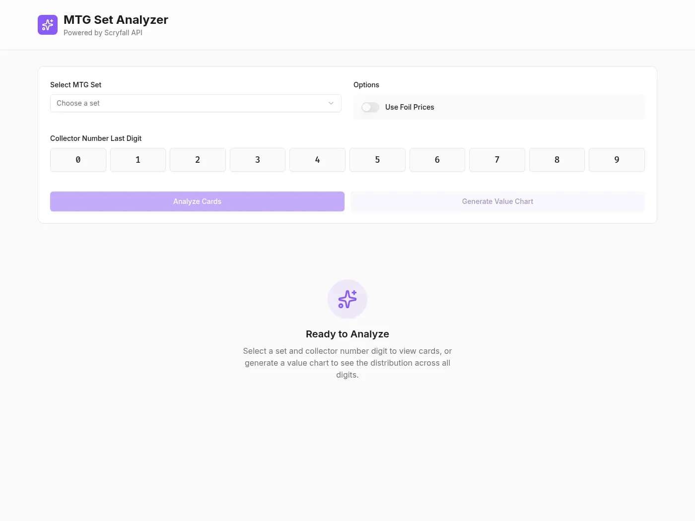 MTG Set Analyzer and Value Visualizer