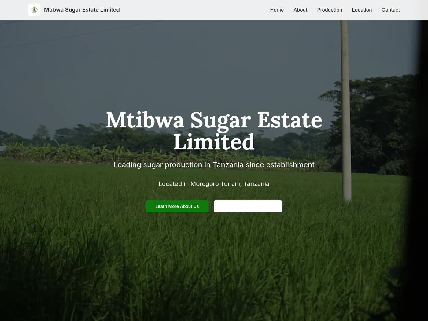 Mtibwa Sugar Company Limited Official Website