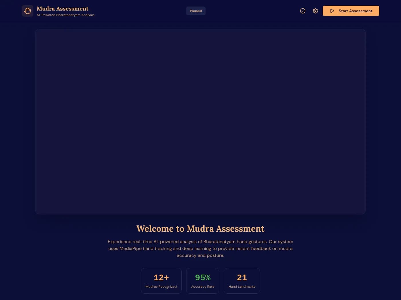 AI-Powered Real-Time Mudra Assessment Platform for Bharatanatyam