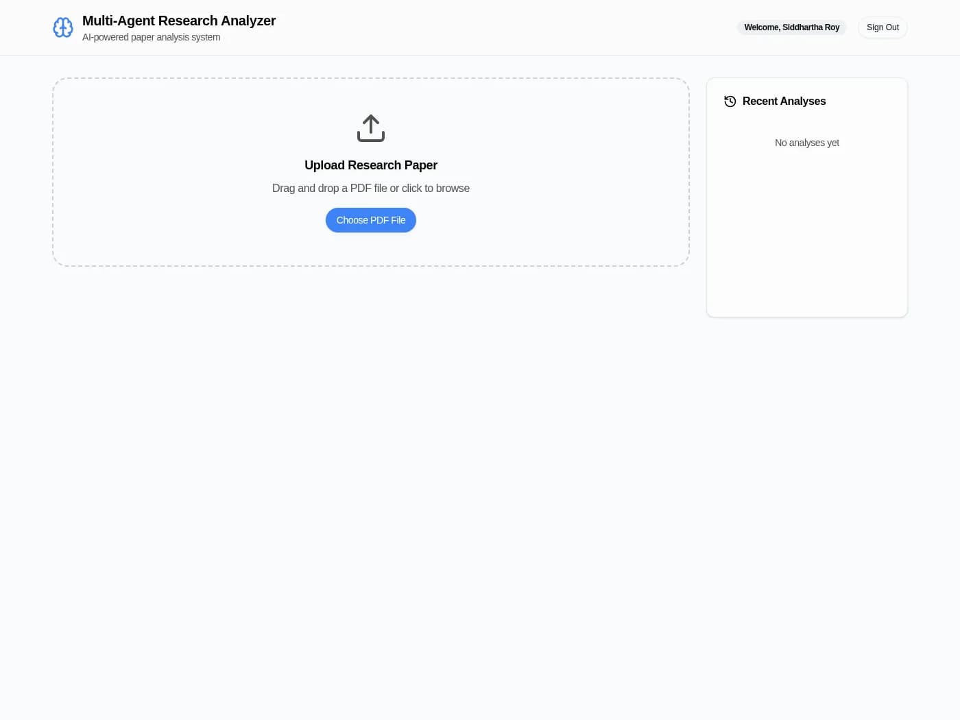Multi-Agent LLM System for Research Paper Summarization & Critique