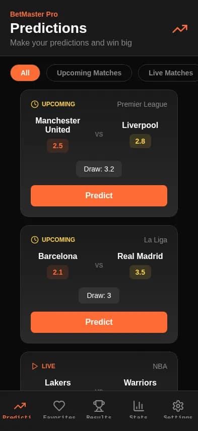 Multi-App Modern Betting Platform (Expo, tRPC, RevenueCat, i18n, Premium UI/UX)