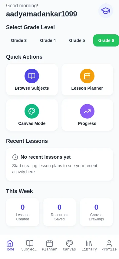 Multi-Grade Teachers AI Assistant Mobile App
