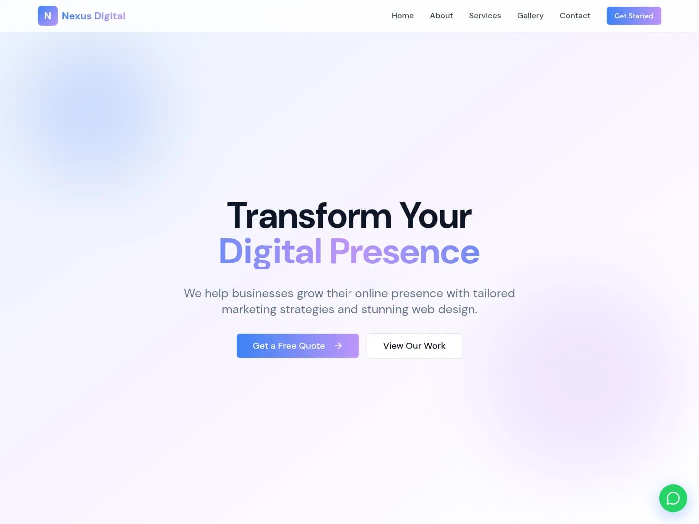 Nexus Digital Solutions Multi-Page Business Website