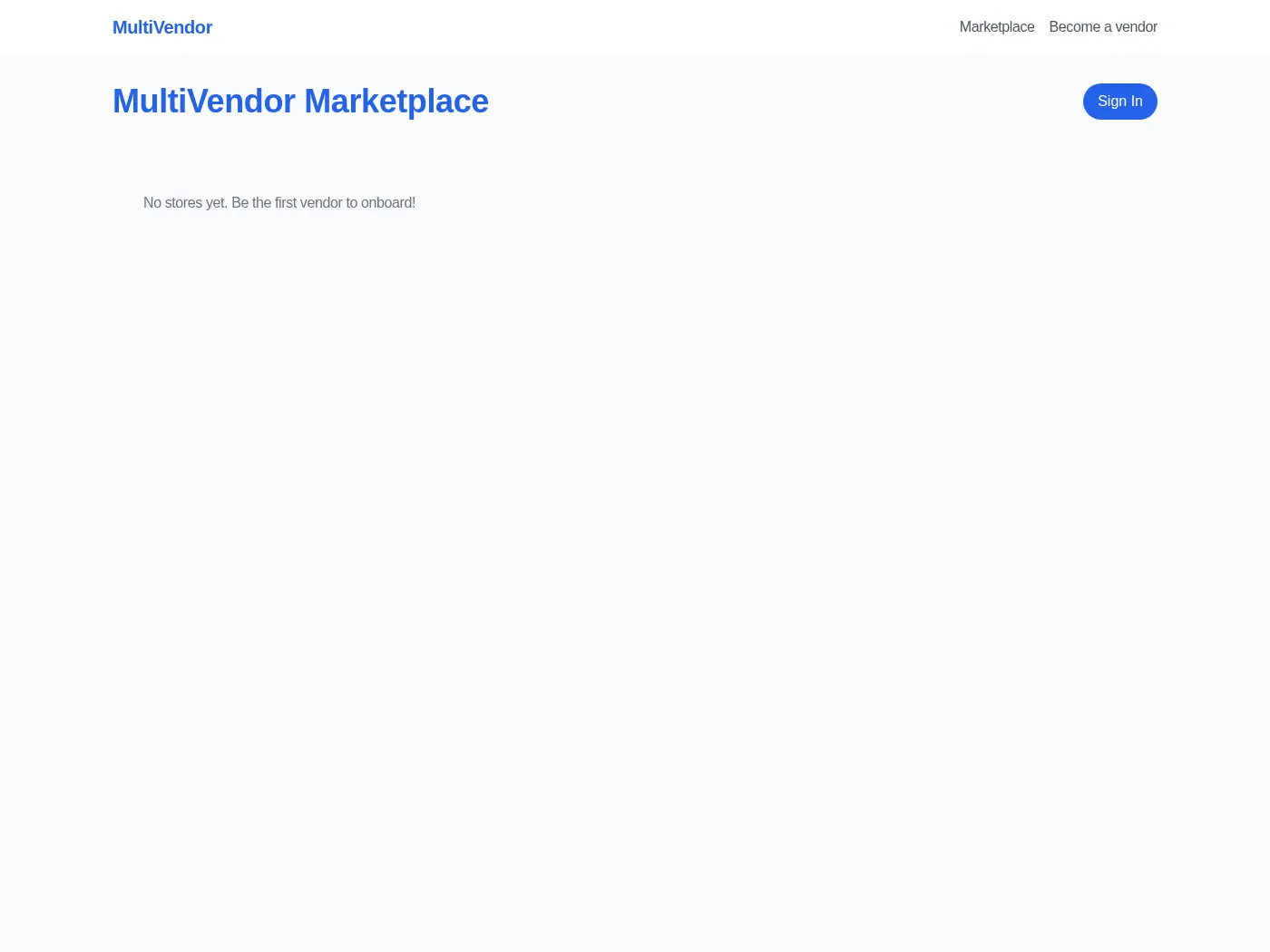 Multi-Vendor Ecommerce Marketplace Platform