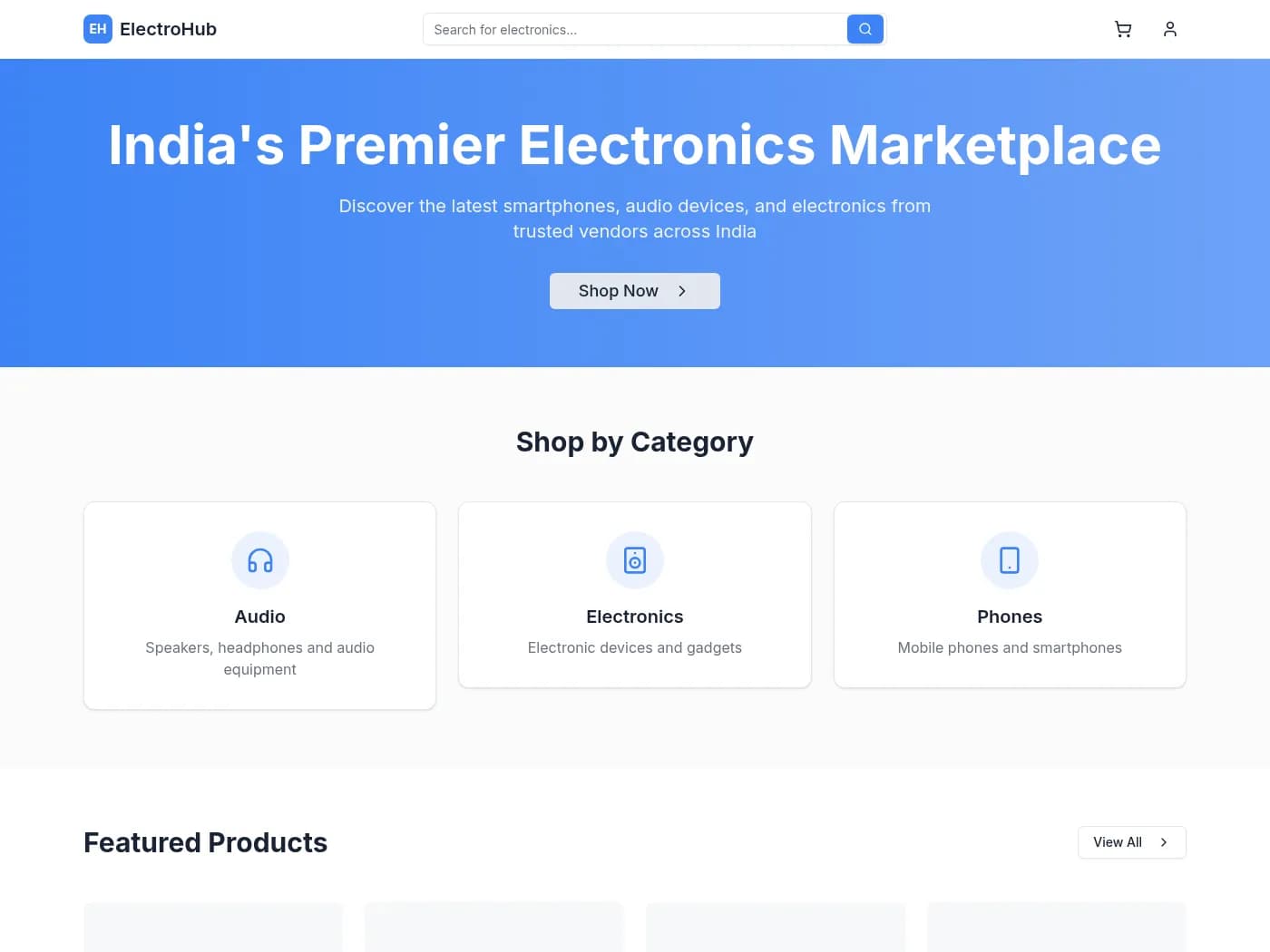 Multi-Vendor Ecommerce Marketplace MVP