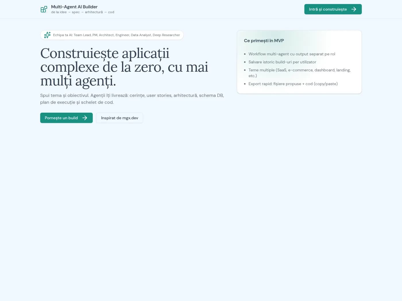 Multi-Agent AI Builder