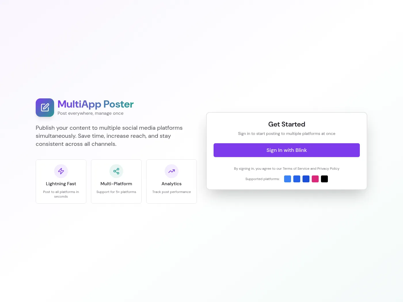 MultiApp Poster