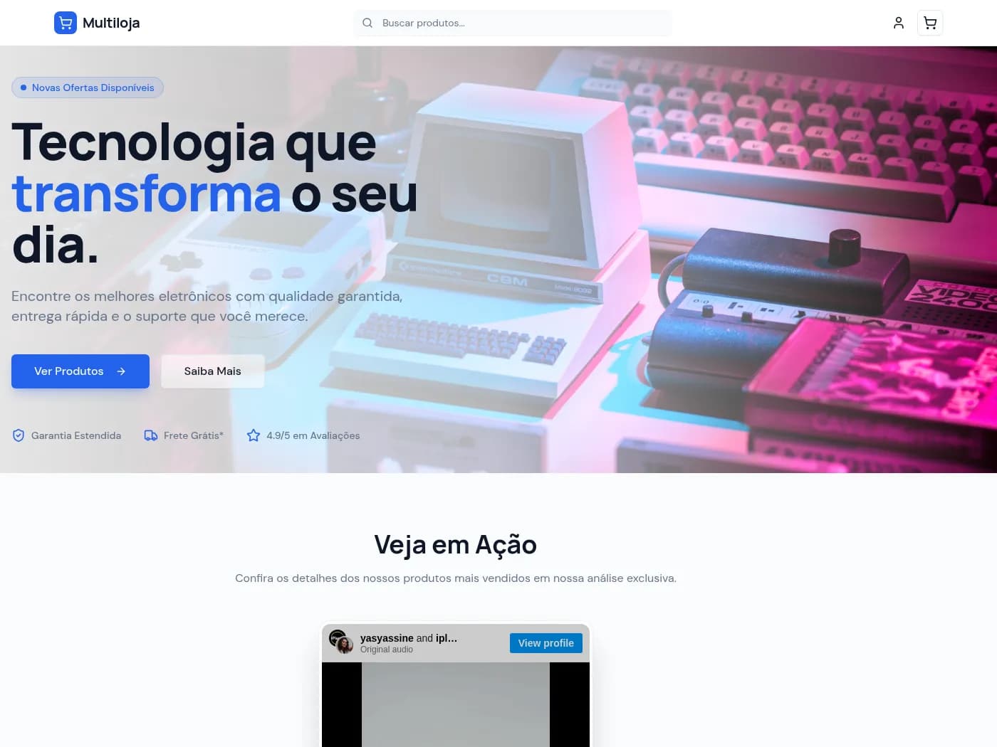Multiloja Ecommerce Site