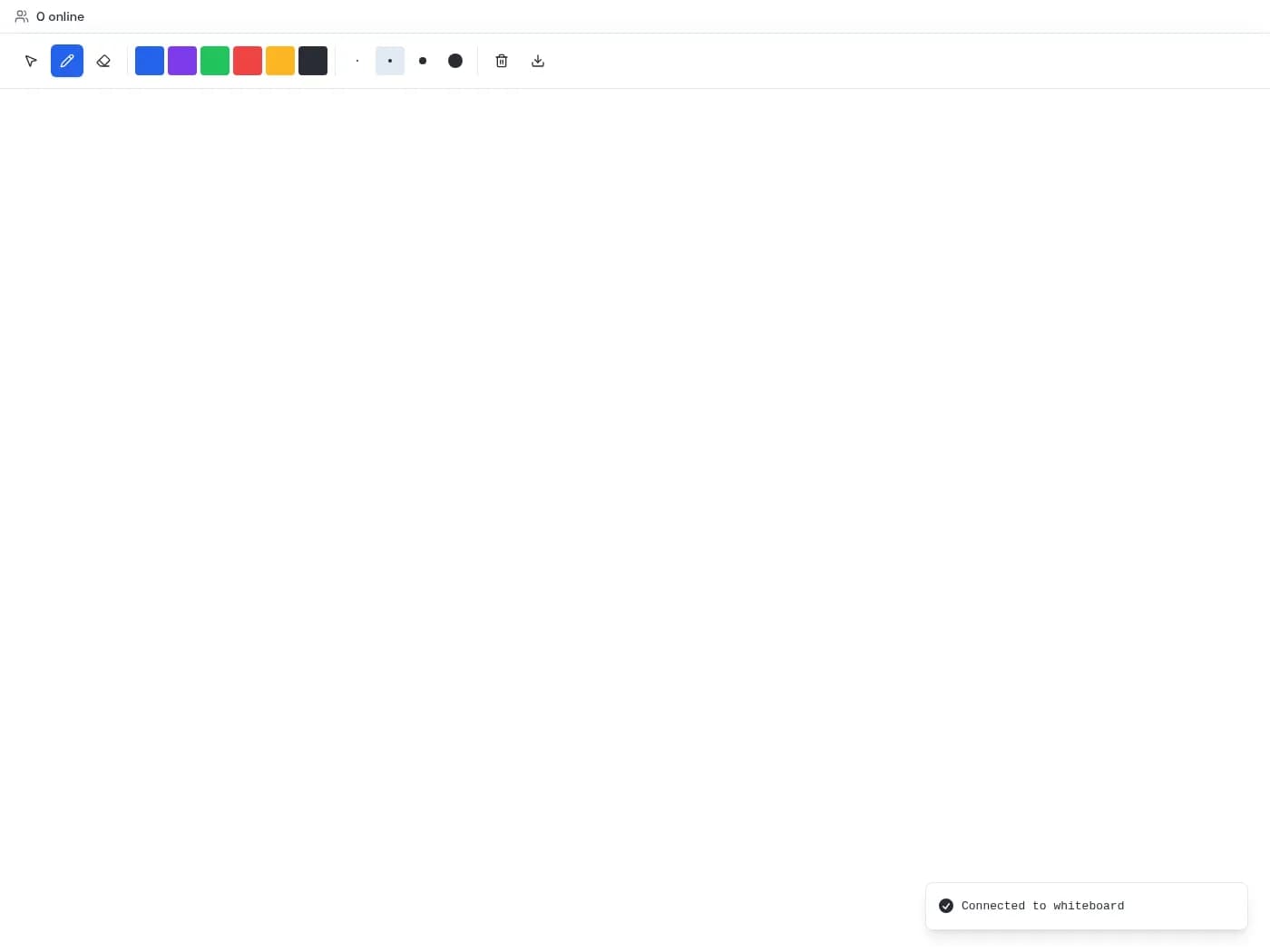 Multiplayer Collaborative Whiteboard