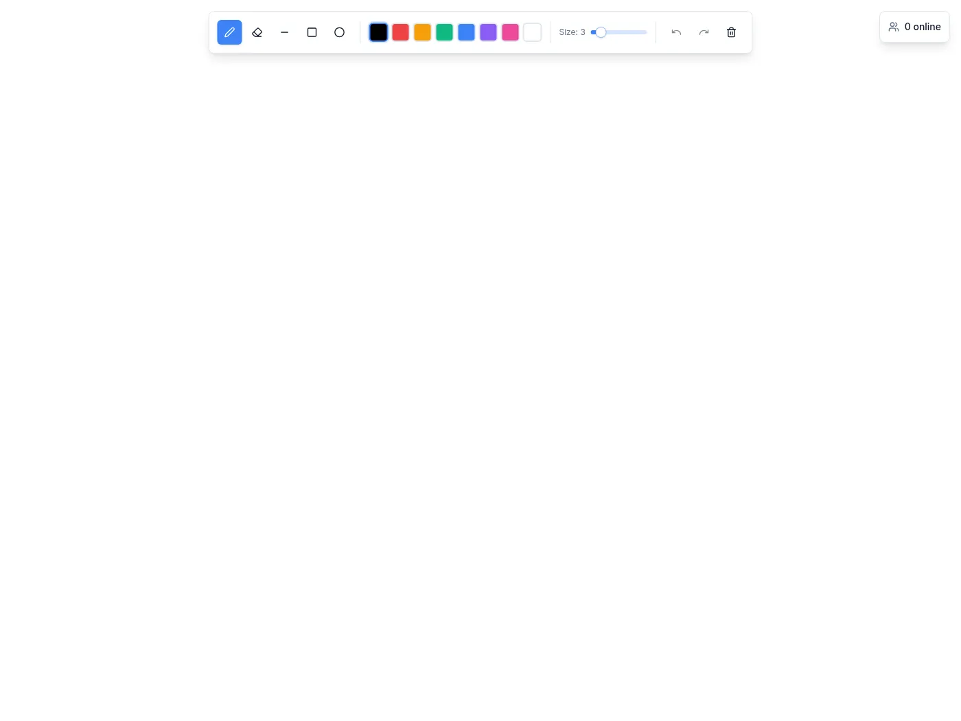 Collaborative Online Whiteboard