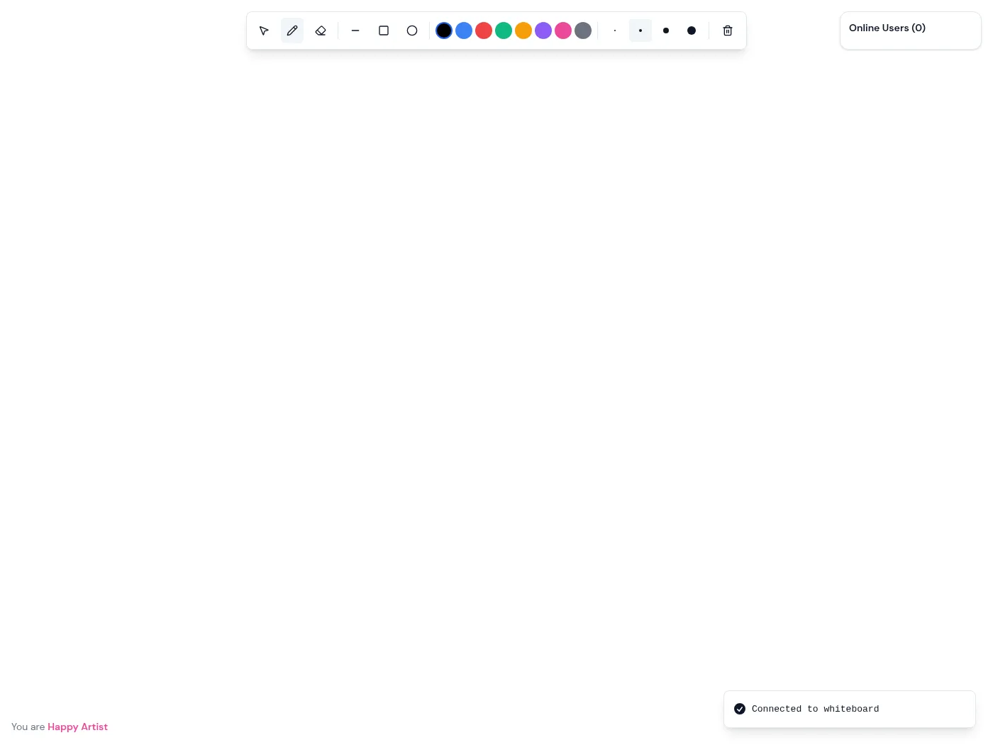Real-time Multiplayer Collaborative Whiteboard