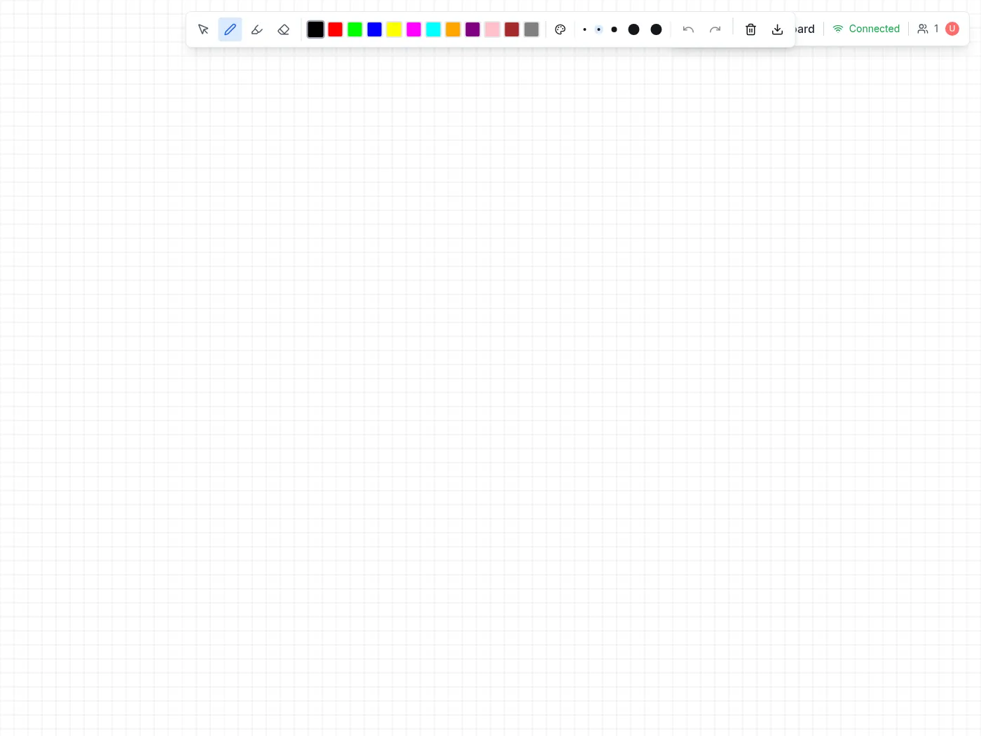 Multiplayer Collaborative Whiteboard